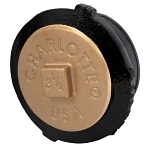 George T. Sanders | 4" x 3-1/2" No Hub Iron Body Clean Out L/ Plug