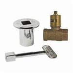 George T. Sanders | Fireplace Log Lighter Valve Straight Cp Flange